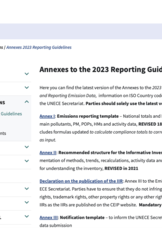 2023 Reporting Guidelines for reporting emissions and projections data ...