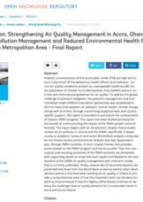 Strengthening Air Quality Management in Accra, Ghana: Improved ...