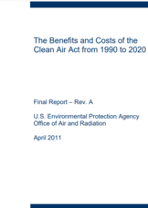 Benefits and Costs of the Clean Air Act 1990-2020, the Second ...