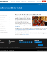 Open Goverment Data Toolkit | Climate & Clean Air Coalition