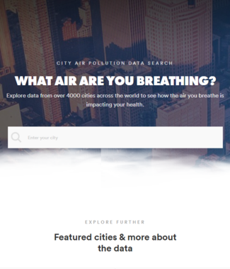 BreatheLife City Air Pollution Data Search Platform | Climate & Clean ...
