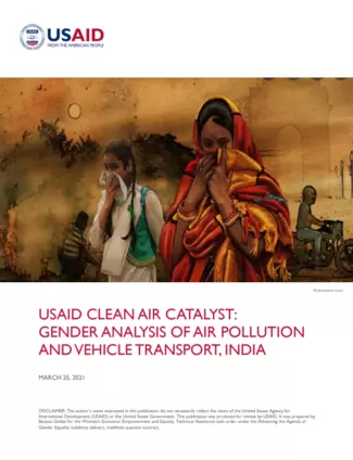 Gender Analysis of Air Pollution and Vehicle Transport, India | Climate ...